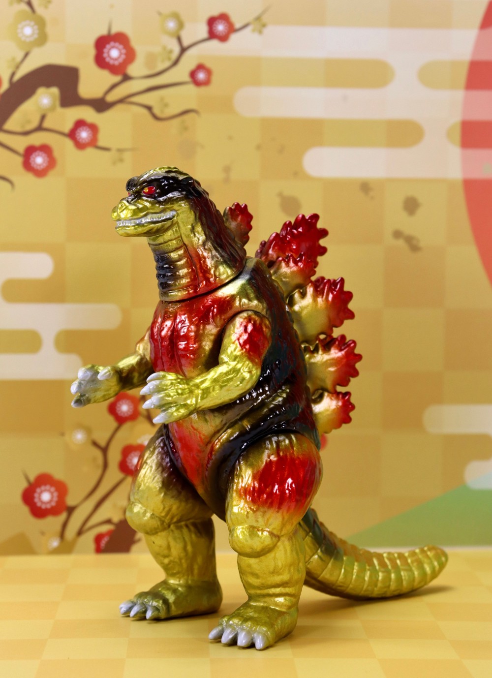中等尺寸系列 哥斯拉（1995）新年2025 金色 | Hpoi手办维基