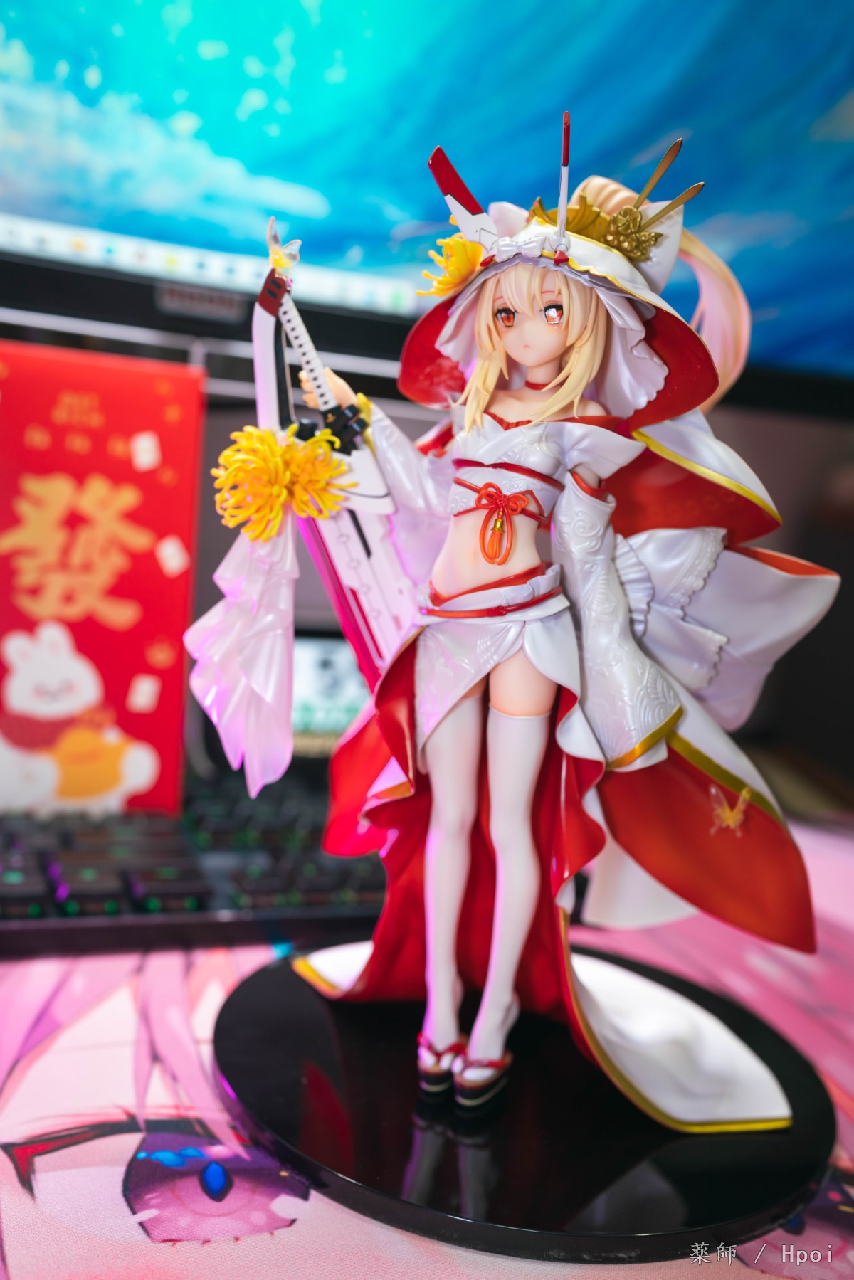 相册:Knead 碧蓝航线 绫波 鬼神华裳ver. 手办 by 薬師 | Hpoi手办维基