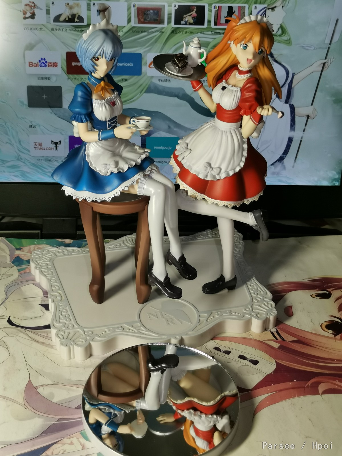 寿屋 EVA 明日香 绫波丽 女仆 2009 | Hpoi手办维基