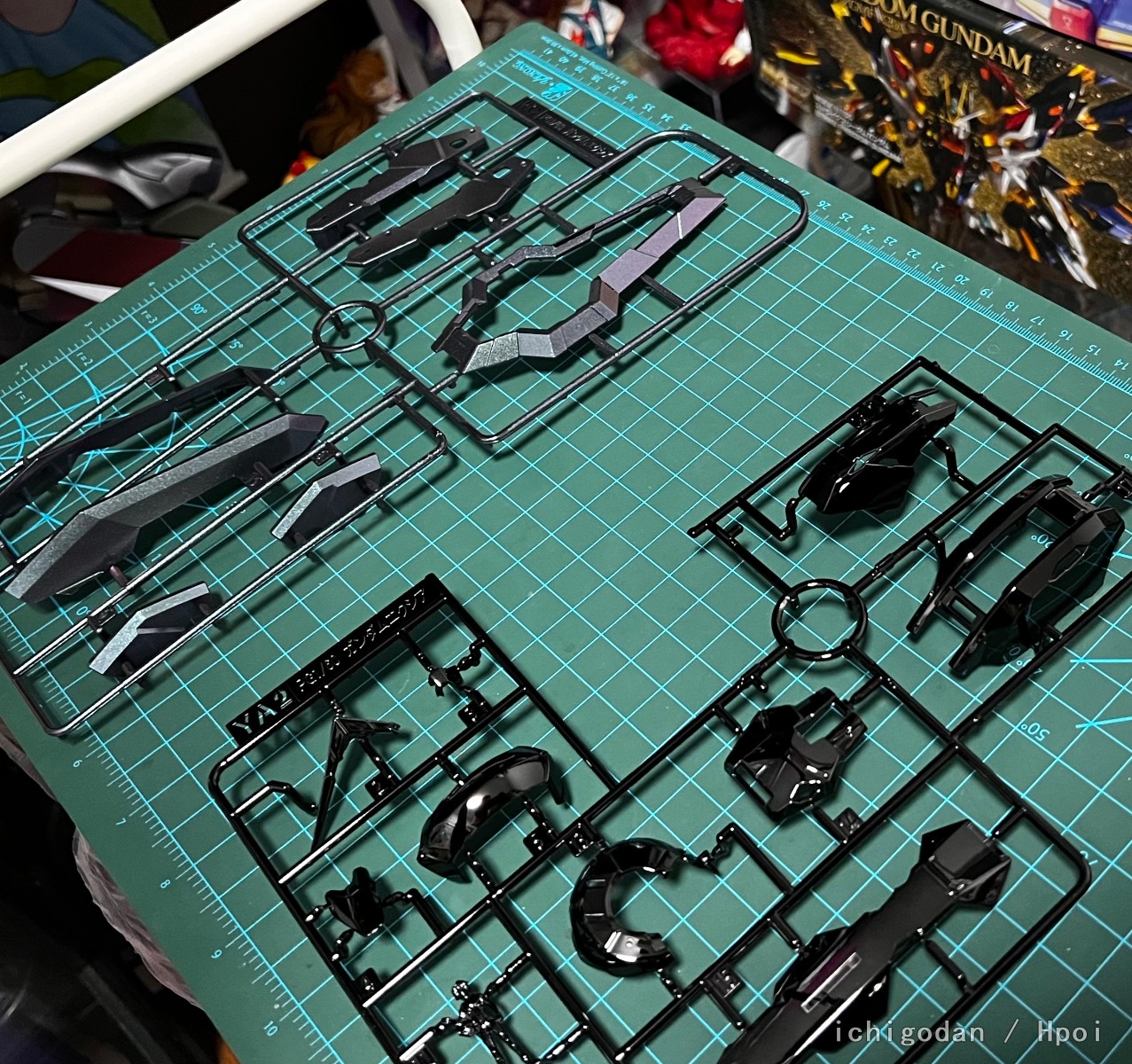 PG 1/60 能天使高达+战损配件 (赛博配色) | Hpoi手办维基