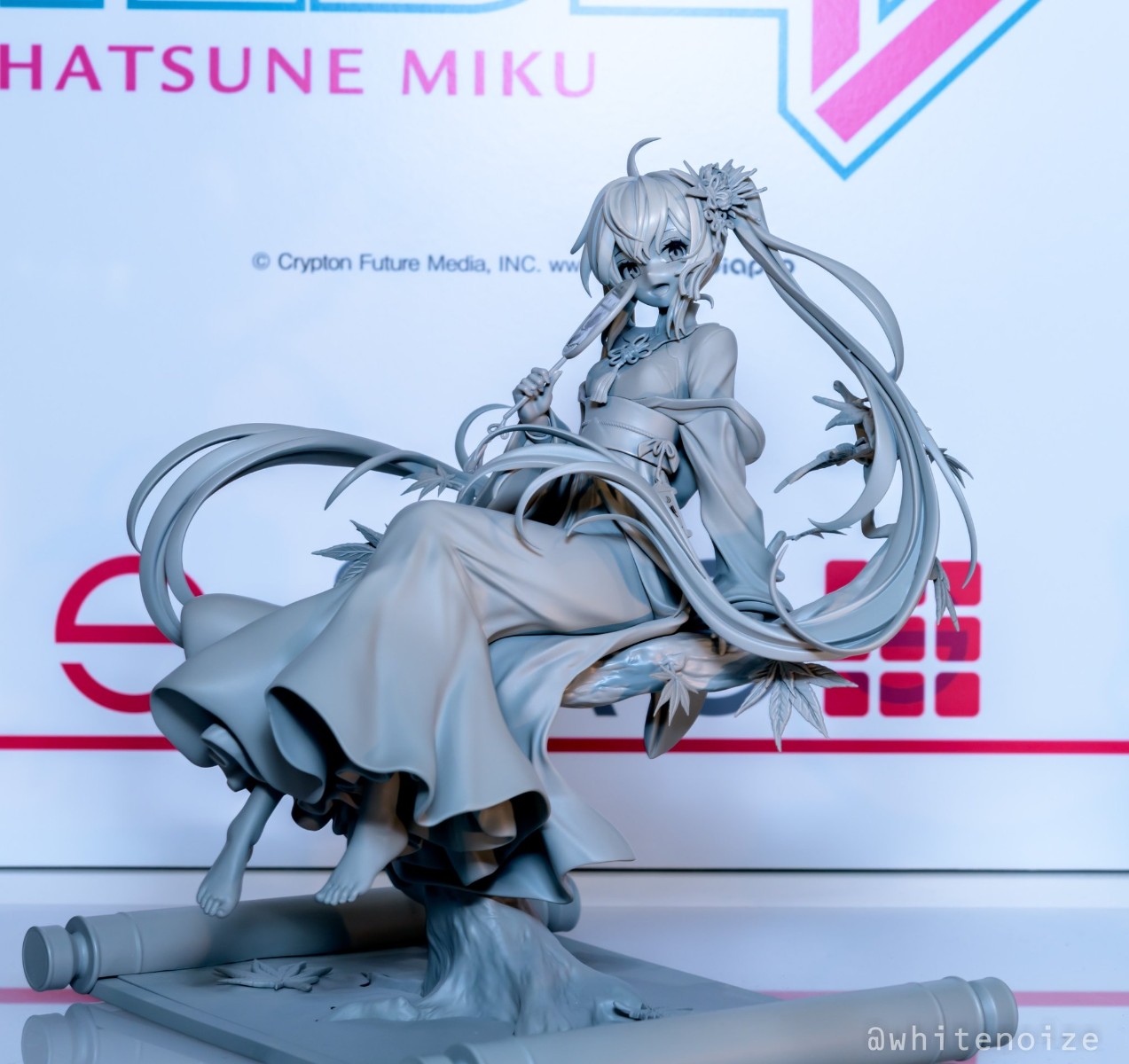 初音未来 月西江 灰模展示wf2023s推特返图 | Hpoi手办维基