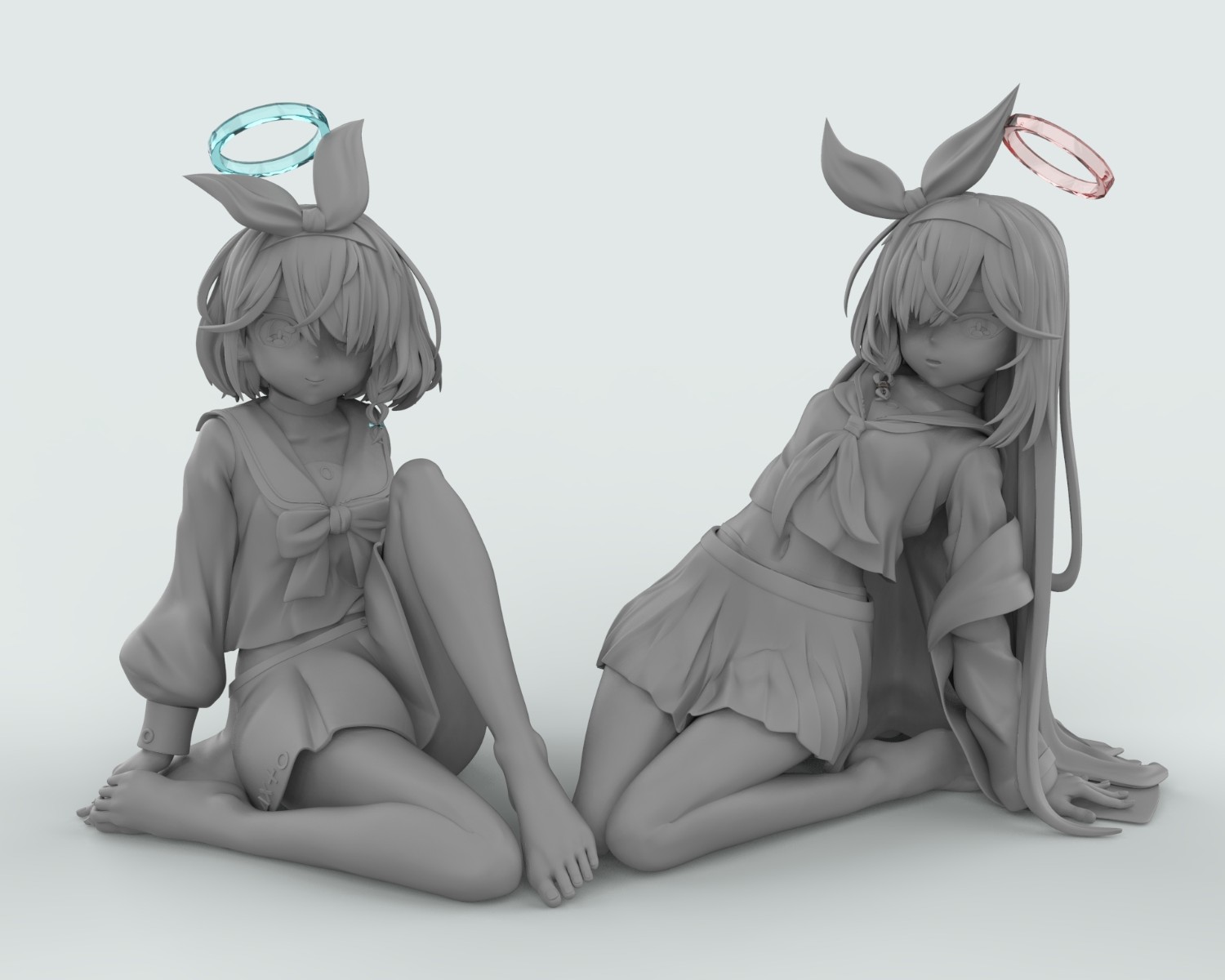 碧蓝档案，阿罗娜，3D建模GK手办 | Hpoi手办维基