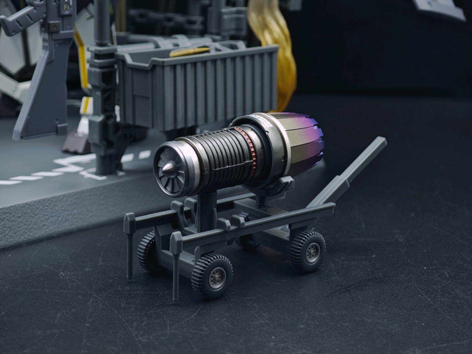 MB 烈焰魔剑 强弩参考配色+XL-3紧急展开推进器 地台整备样式 | Hpoi手办维基