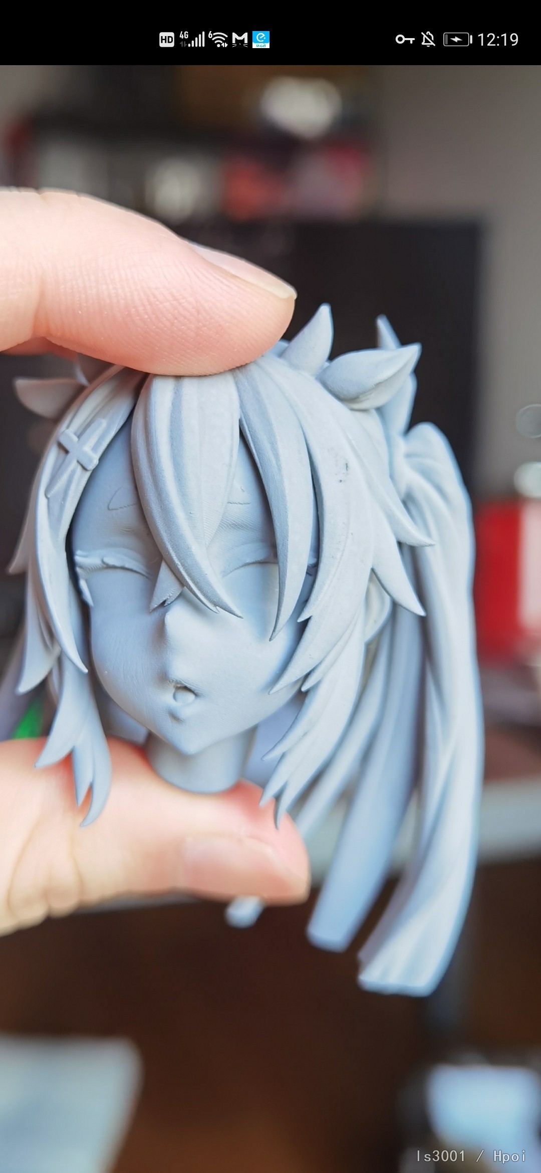 模型制作过程，头部测试 | Hpoi手办维基