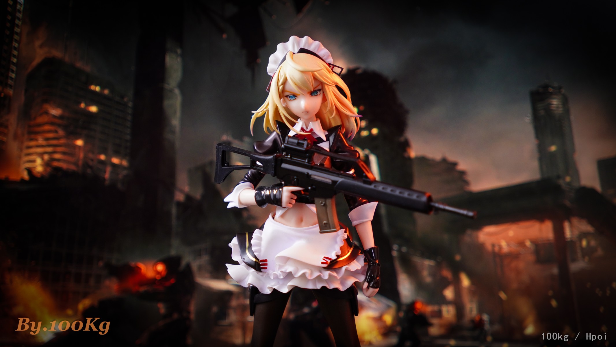 少女前线G36 gk涂装展示 | Hpoi手办维基