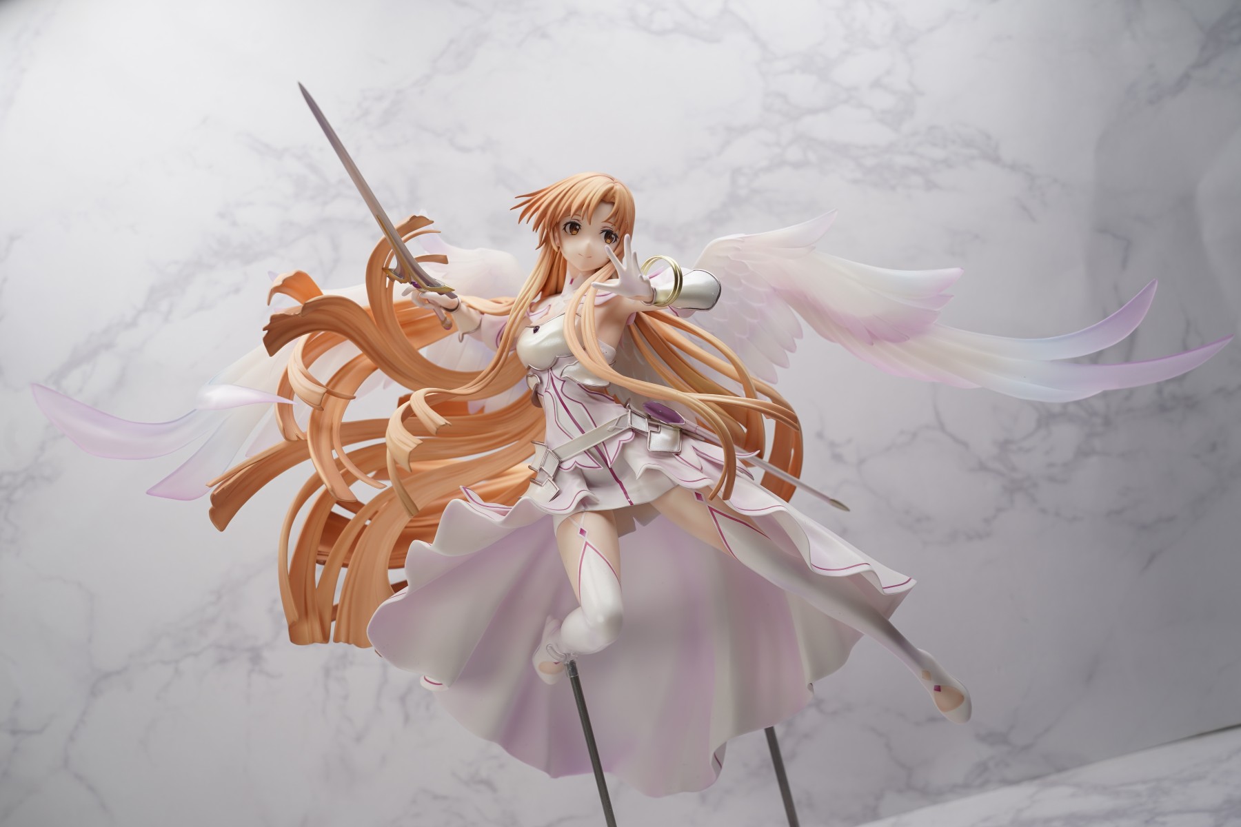 大a创世神亚丝娜与亚丝娜声优户松遥 sao作者川原砾亲笔签名 | Hpoi手办维基