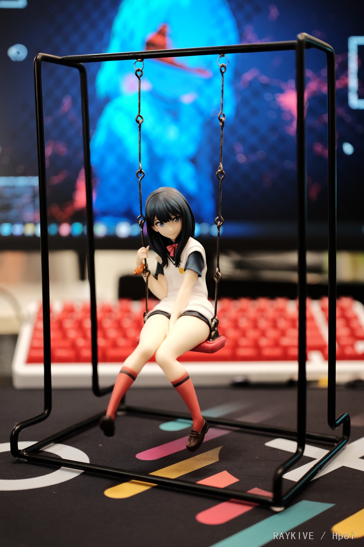 秋千买个内衣架焊两个铁环就行，成本只用不到 30 | Hpoi手办维基