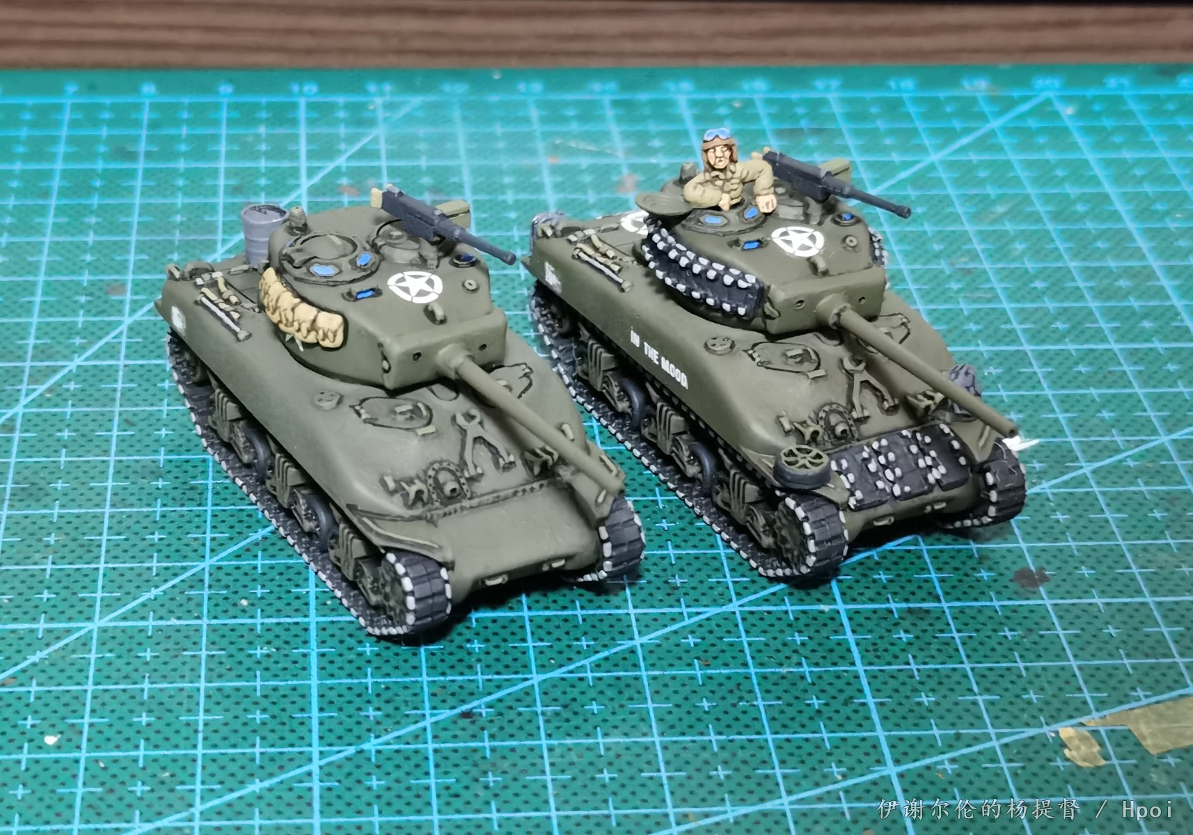 1/100 拉菲特.普尔＆M4A1 76W坦克排 | Hpoi手办维基