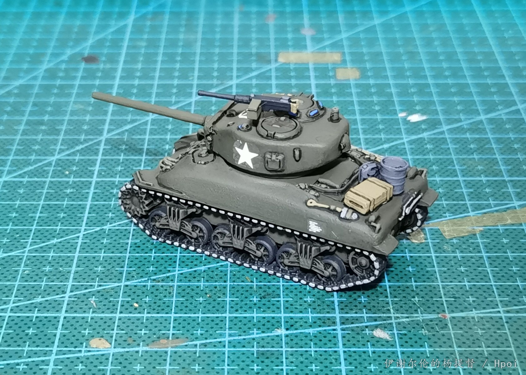 1/100 拉菲特.普尔＆M4A1 76W坦克排 | Hpoi手办维基