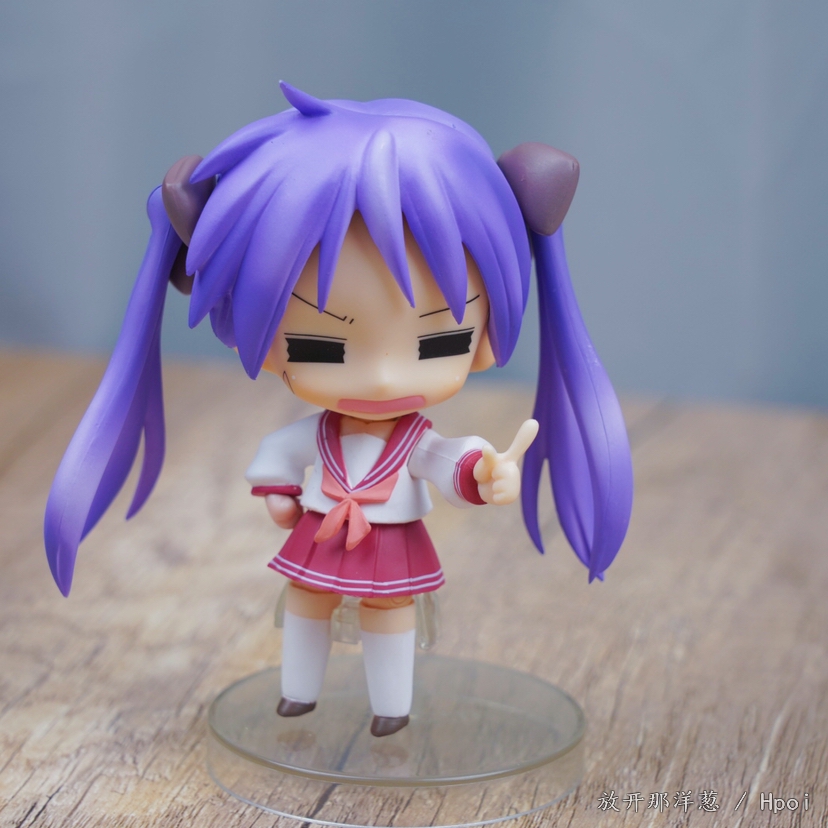 粘土人#028a 幸运星 柊镜 COMPTIQ版 拆箱记录 | Hpoi手办维基