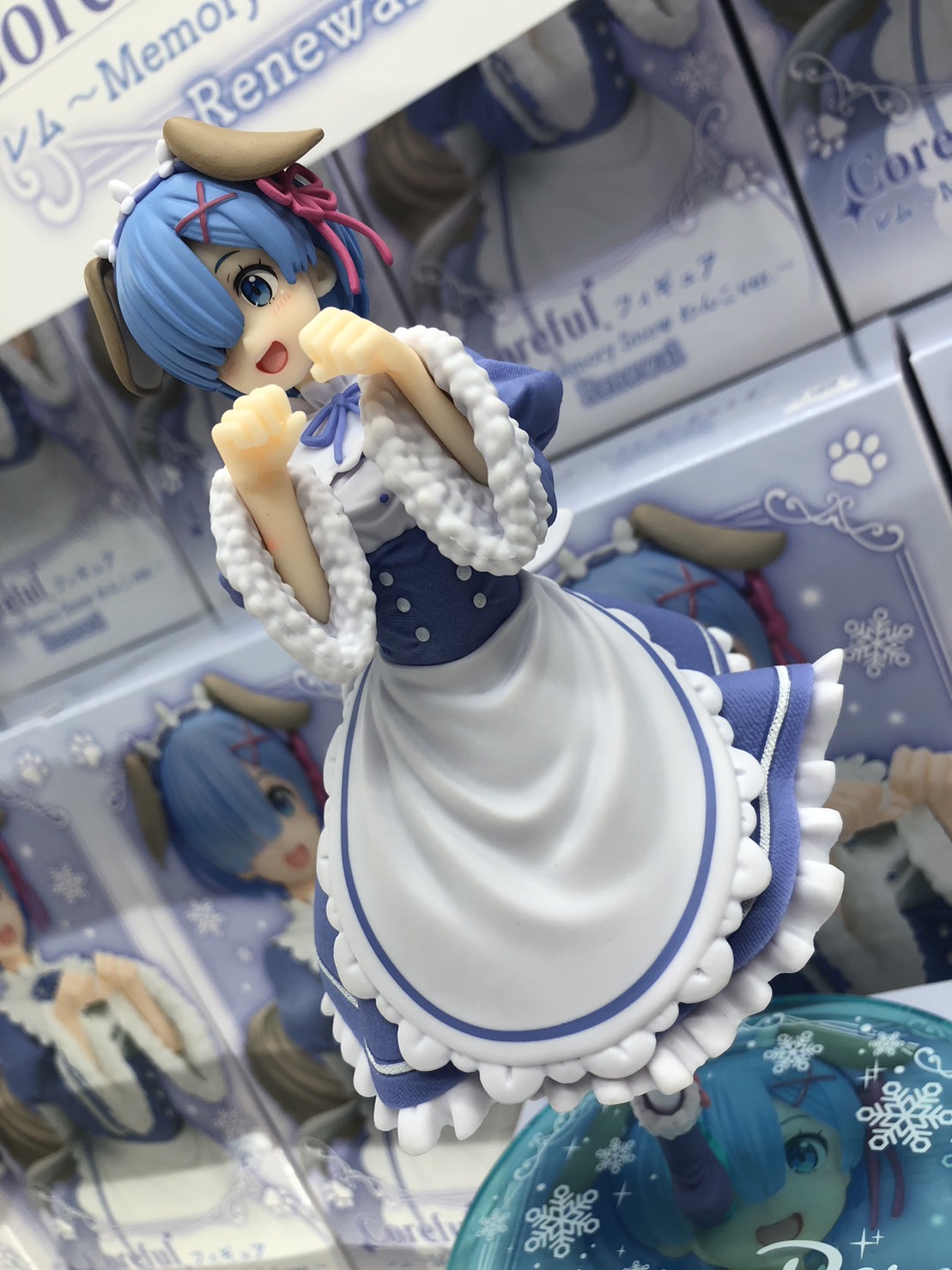 TAiTO Coreful RE:0 雪之回忆 雷姆~狗狗女仆~ 新装版 店头展示转图 | Hpoi手办维基
