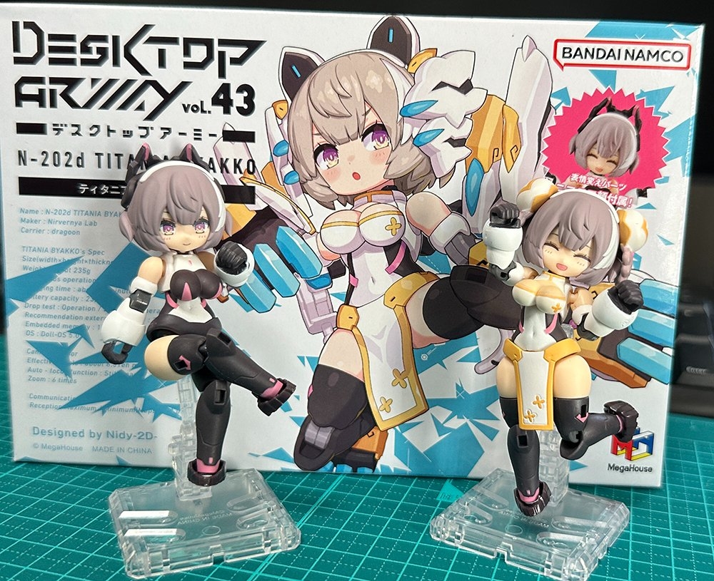 Megahouse 桌面军队 N-202d 蒂坦妮亚 白虎 1.1版 样品图搬运 | Hpoi手办维基
