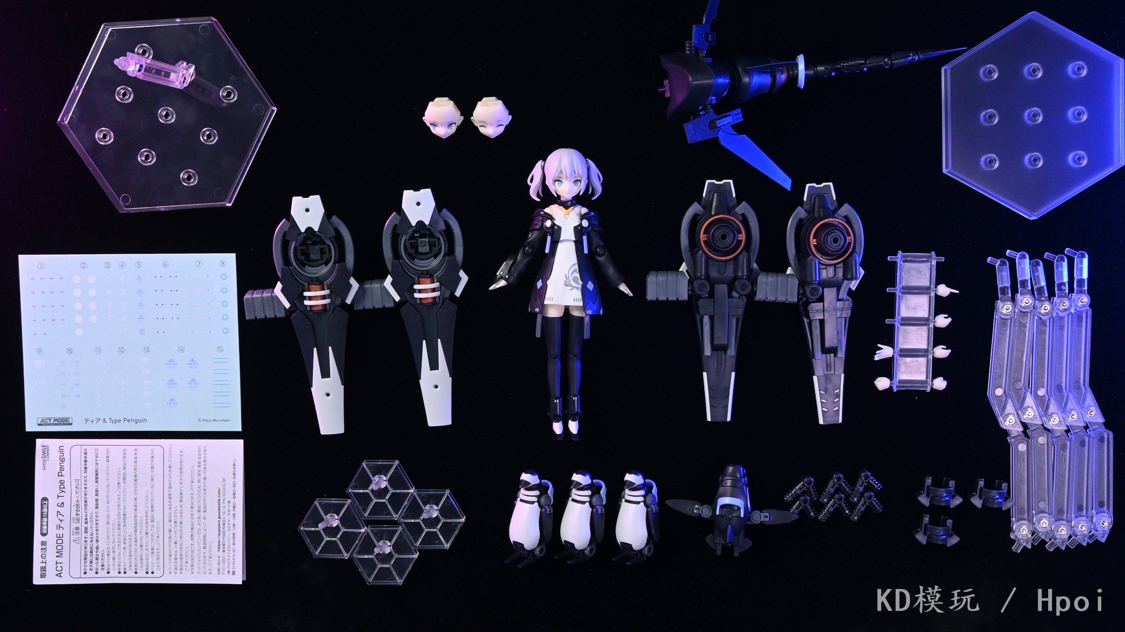 GSC 企鹅 机娘 ACT MODE NAVY FIELD 152 Tia+Type PENGUIN 拼装+手办 可动 | Hpoi手办维基