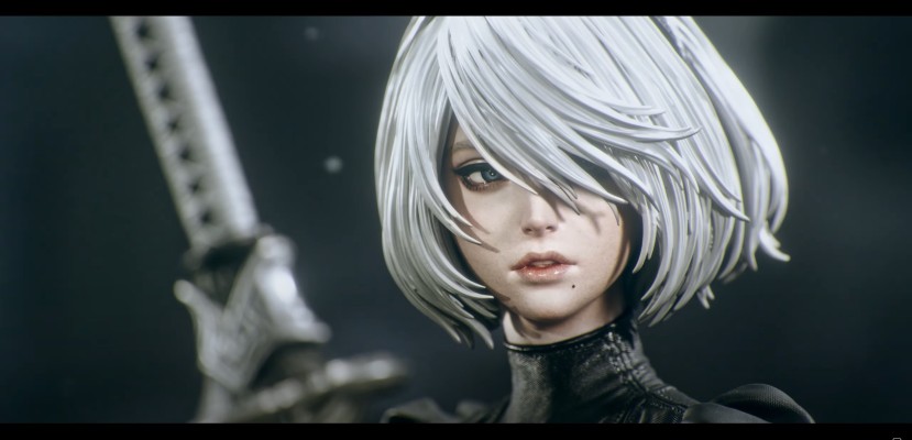 SQUARE ENIX MASTERLIN 尼尔：自动人形 2B（寄叶二号B型） | Hpoi手办维基