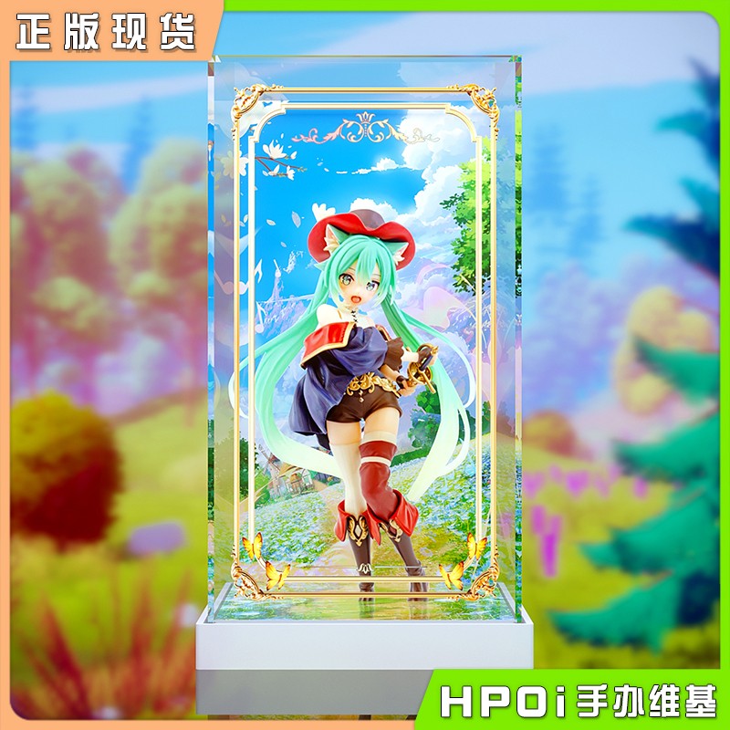 TAITO 童话仙境 初音未来 穿靴子的猫 手办展示盒 | Hpoi手办维基